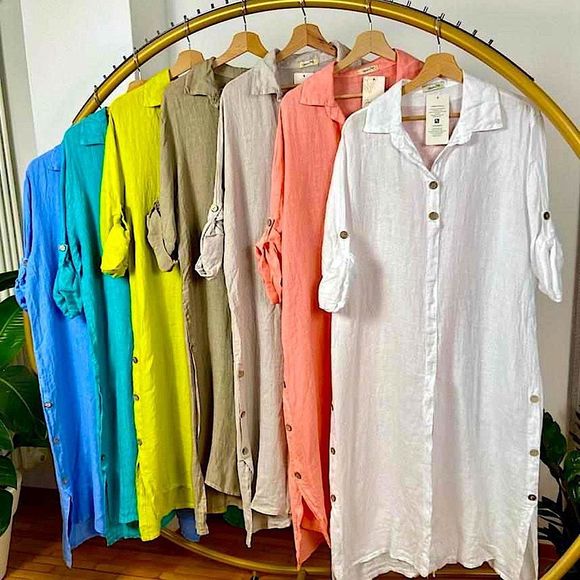 Dresses | Italianlinen Dress | Poshmark
